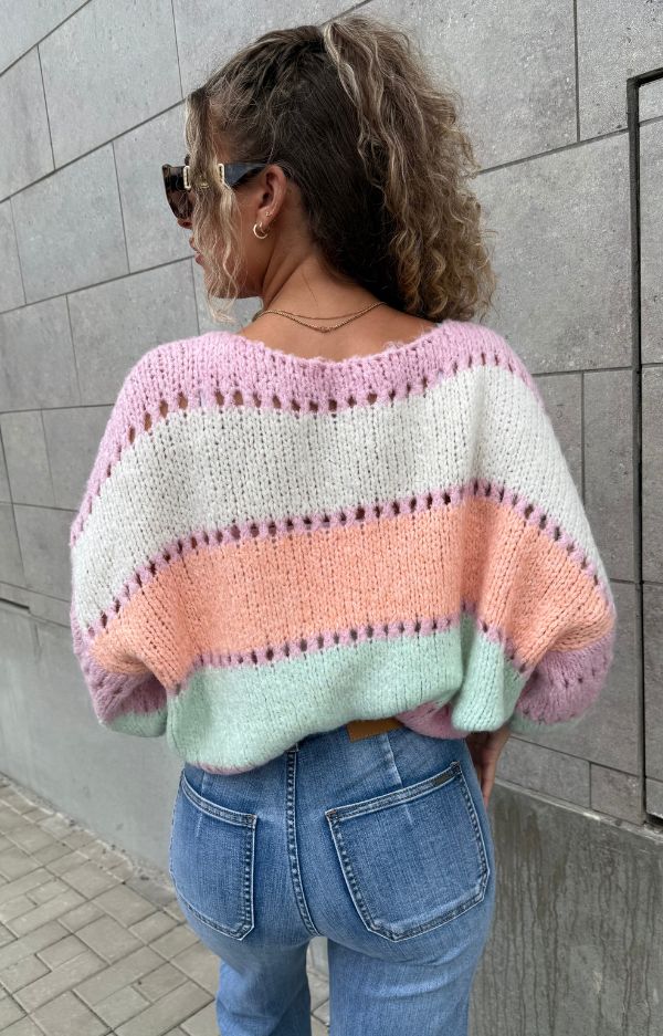 Love Forever | Danie Knitted Sweater Multi Pastel